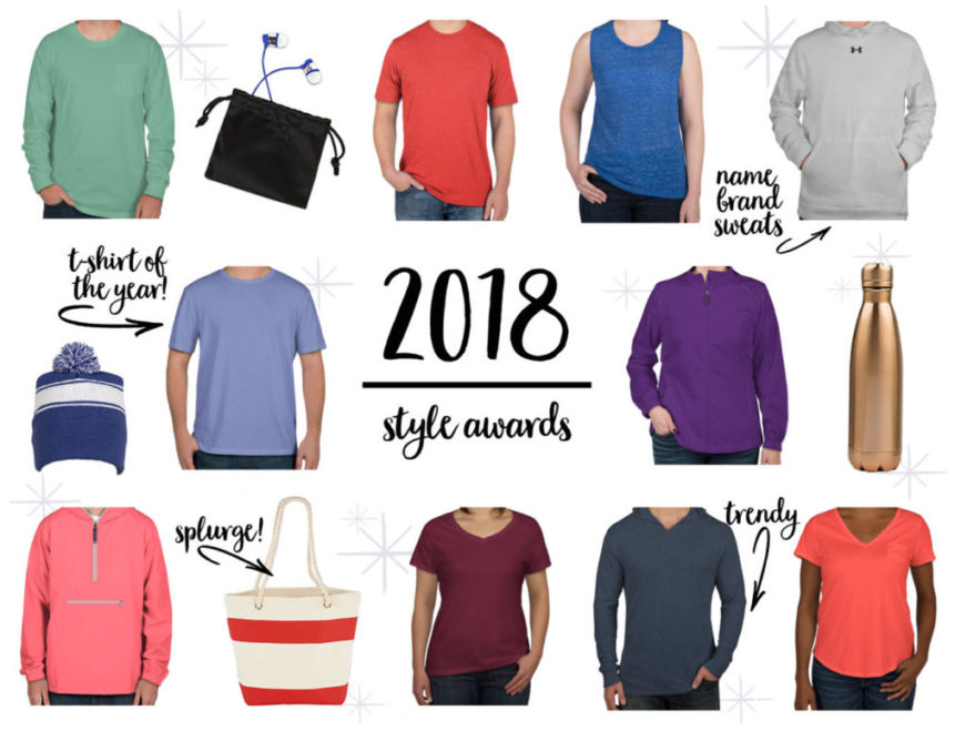 13 Top Style Awards for 2018 - Custom Ink