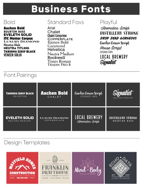 Best Fonts for Business T-shirts - Custom Ink