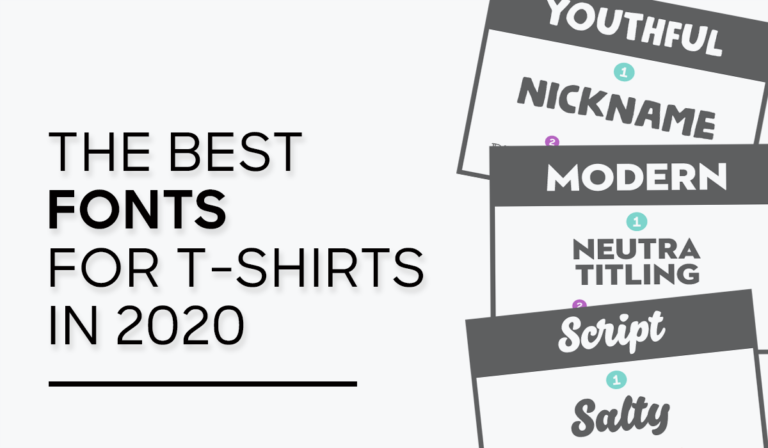 The Best Fonts for T-shirts - Custom Ink