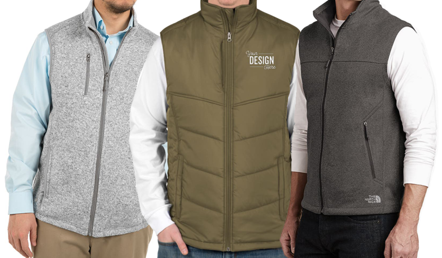 Add a Stylish Layer with Embroidered Vests - Custom Ink